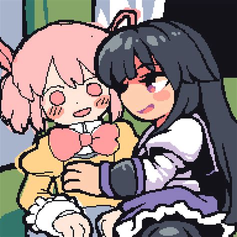 akemi homura and kaname madoka mahou shoujo madoka magica and 1 more