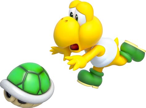 Koopa Troopa From Super Mario Bros Game Art