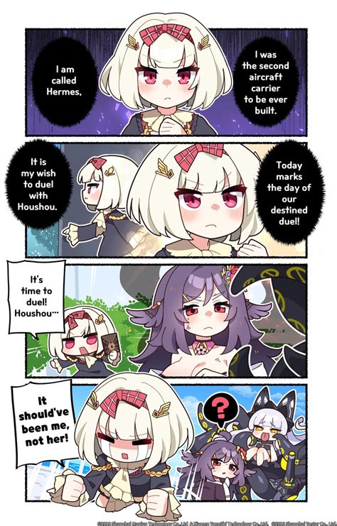 Observer Alpha Houshou And Hermes Azur Lane And More Drawn By Donmin H Danbooru