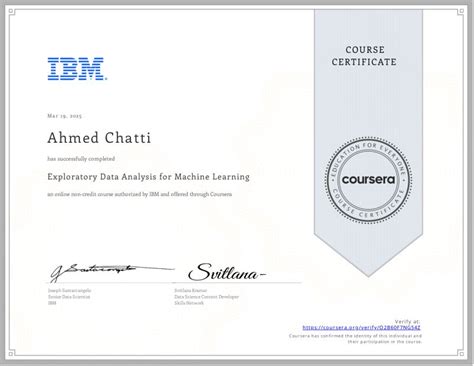 Dataanalysis Machinelearning Ibm Coursera Certification
