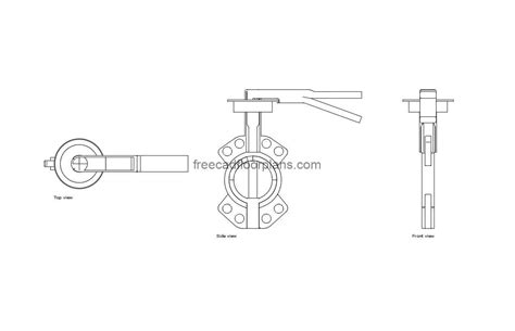 Butterfly Valve Symbol Dwg