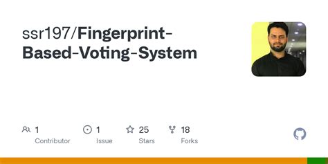 GitHub Ssr Fingerprint Based Voting System