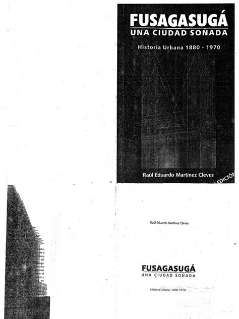 Fusagasuga Una Ciudad Sonada Historia Ur Pdf