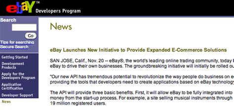 History Of APIs API Evangelist
