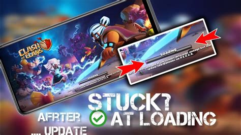 how to fix clash of clans stuck on the loading screen android youtube