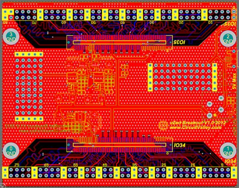 DIY Open Source MicroZed Breakout Carrier Board For MicroZed Zynq FPGA SOM Board
