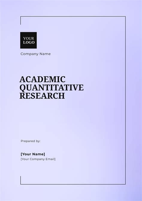 Free Academic Research Templates To Edit Online And Print