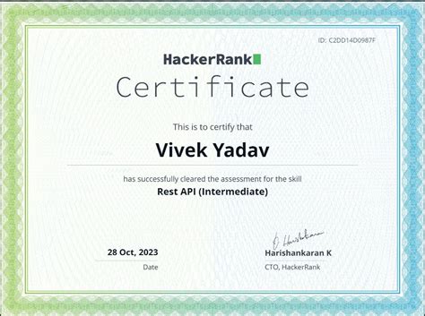 Vivek Yadav On Linkedin Apis Webdevelopment Certification