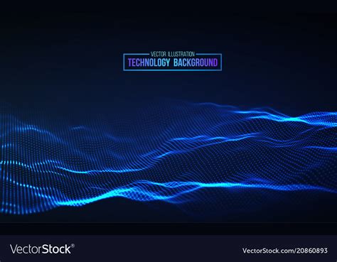 Abstract Technology Background D Grid Royalty Free Vector