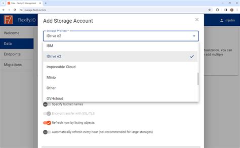 Use Flexifyio To Transfer Data From Aws S3 To Idrive® E2 Use Flexifyio To Transfer Data From Aws S3 To Idrive® E2