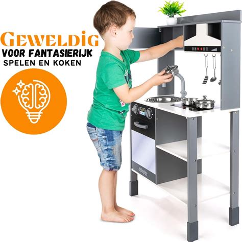 Kinderkeuken Speelkeuken Van Hout Kinderkeuken Speelgoed Kinder