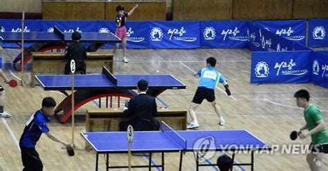 북한 봄맞이 탁구대회