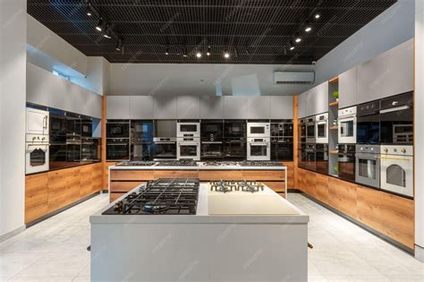 Interior Of Premium Home Appliance Store In A Mall Premium Photo