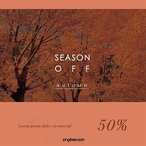 가을 일러스트 숲 반값 판촉 템플릿 템플릿 Psd 다운로드 디자인 자료 다운로드 Autumn Forest Lorem Ipsum Autumn