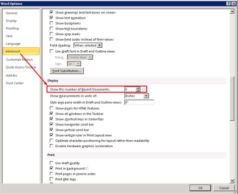 Managing Recent Documents And Recent Folders In Microsoft Office 20102013 Alexanders Blog