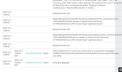 Order Validation Error Cannot Use A Scalar Value As An Array