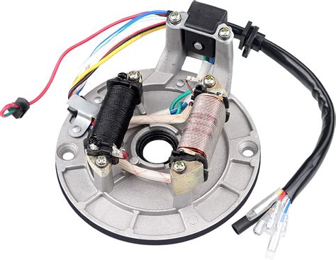 Mecotime 2 Coil Ignition Magneto Stator Plate For 50cc 70cc 90cc 110cc