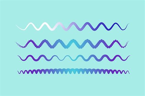 Premium Vector Types Of Waves