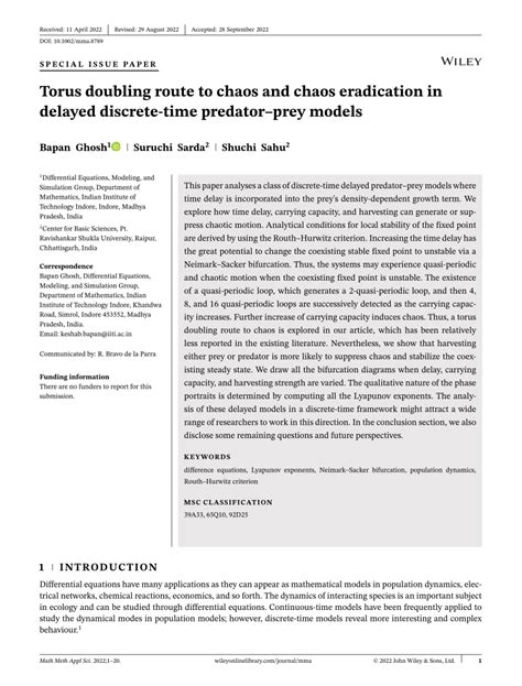 torus doubling route to chaos and chaos eradication in delayed discrete
