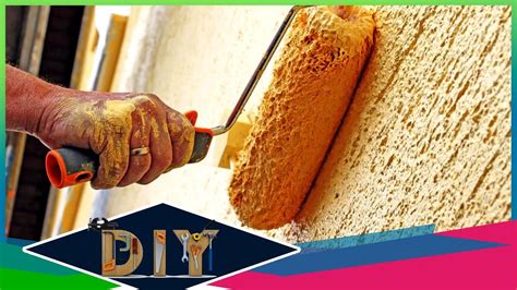 РЕМОНТ Красим декоративную штукатурку Наносим лак Youtube