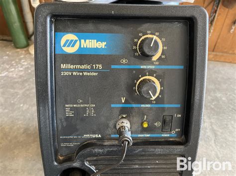 Miller Millermatic 175 Mig Welder Agriculture Bigiron