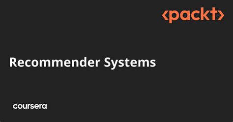 Recommender Systems Coursera