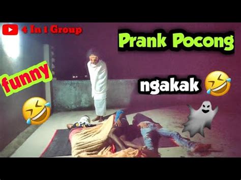 ngakak 🤣 prank pocong bocil lagi tidur sampe kocar kacir/ghost prank/ngakak/pocong video/ghost ...
