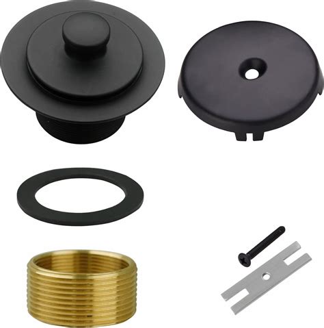 Welsan Universal Matte Black Tub Drain And Overflow Kit India Ubuy