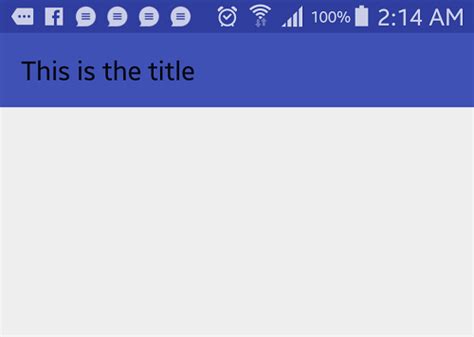 Android Creating And Adding A Toolbar To An Appcompatactivity