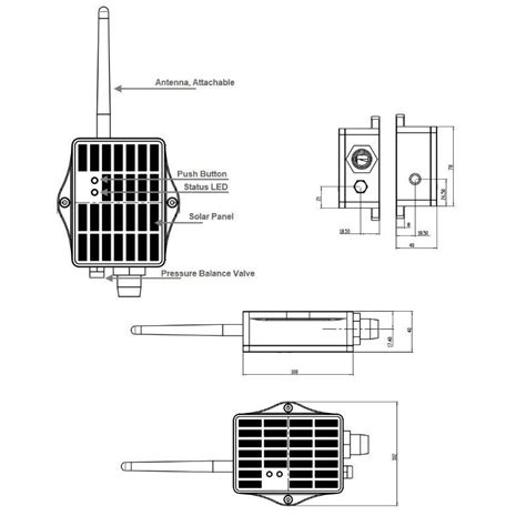 d23 ls solar powered lorawan with 3 x ds18b20 temperature sensor