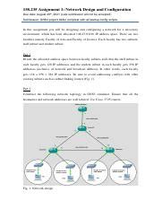 Assignment Network Design And Configuration Pdf Assignment Network Design And