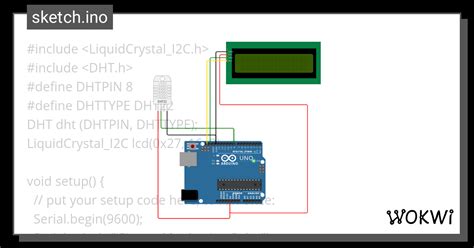 Praktik 4 Sensor To Lcd Wokwi Esp32 Stm32 Arduino Simulator