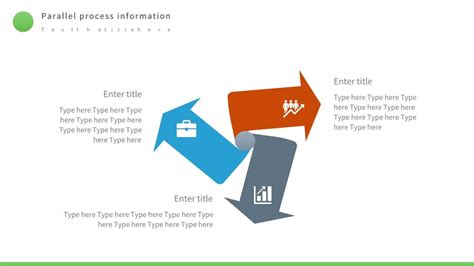 Color Cycle Parallel Process Information Visualization Chart Powerpoint