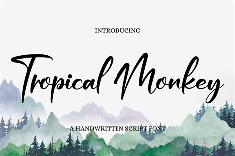 Tropical Monkey Font Tropical Monkey Font