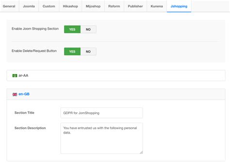 Ja Joomla Gdpr Extension Updated For 5 More 3rd Party Extensions