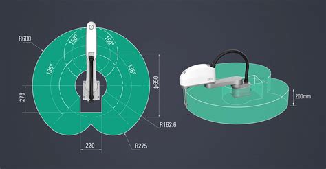 Desktop Small 4 Axis Scara Robot Industrial Robot Arm Handling Automation Ce Rohs 3c Picking