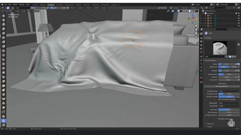 Cloth Creating In Blender FlippedNormals