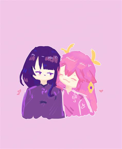 Мико и Райден Ibispaint