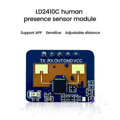 Hlk Ld2410c 24g Mmwave Fmcw Millimeter Wave 5m Human Presence Status Radar Sensor Motion