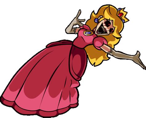 Horror Peach Right Pose Sticker Horror Peach Right Pose Fnf Discover Share GIFs