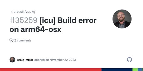 Icu Build Error On Arm64 Osx · Issue 35259 · Microsoftvcpkg · Github