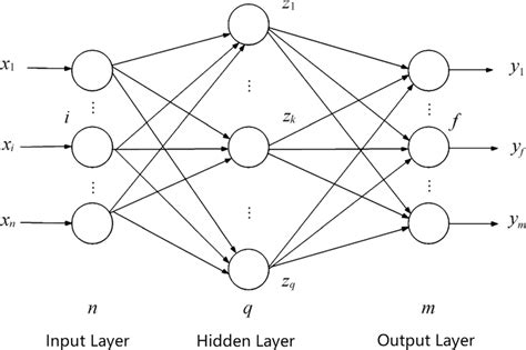 Structure Diagram Of Back Propagation Neural Network Bpnn Download