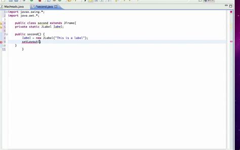 Java Gui Lesson 2 Jlabels Youtube