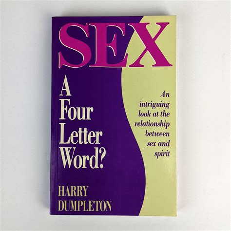 Sex A Four Letter Word The Book Merchant Jenkins
