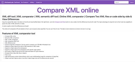 Compare Diff Tools By Jsoftwarelabs Online Compare Tool And Apis