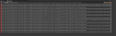 19 compile errors and 69 warnings in a brand new project in 2020 3 5f1