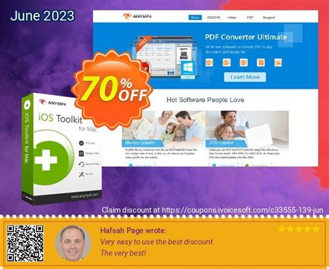 70 Off Anymp4 Ios Data Backup And Restore For Mac Coupon Code Sep