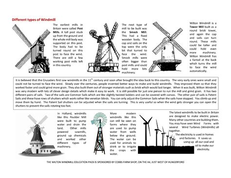 Types Of Windmill Wilton Windmill
