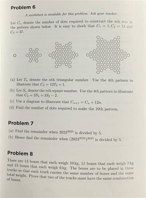 Solved A Worksheet Is Available For This Problem Ask Your