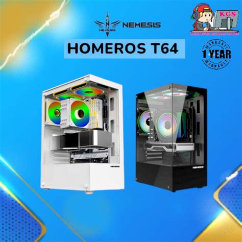 Jual Casing Pc Case Itx M Atx Nyk Nemesis Homeros T64 Shopee Indonesia